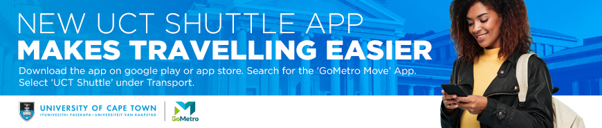 UCT Shuttle | Applicants & Students